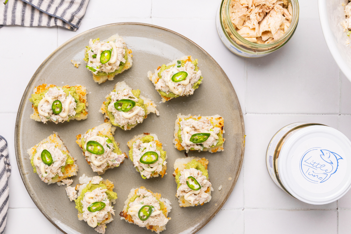 Crispy Rice with Lemon Myrtle Tuna | Easy Appetiser Recipe – Little Tuna